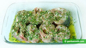 Recipe for Baked Mullet with Pinzimonio Sauce | Italian Food Recipes ...