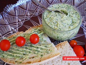 The Recipe for Aromatic Green Butter | Salads & Snacks# | Genius cook ...