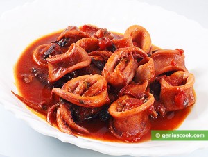 How to Make Squid Stewed in Tomato Sauce | Italian Food Recipes ...